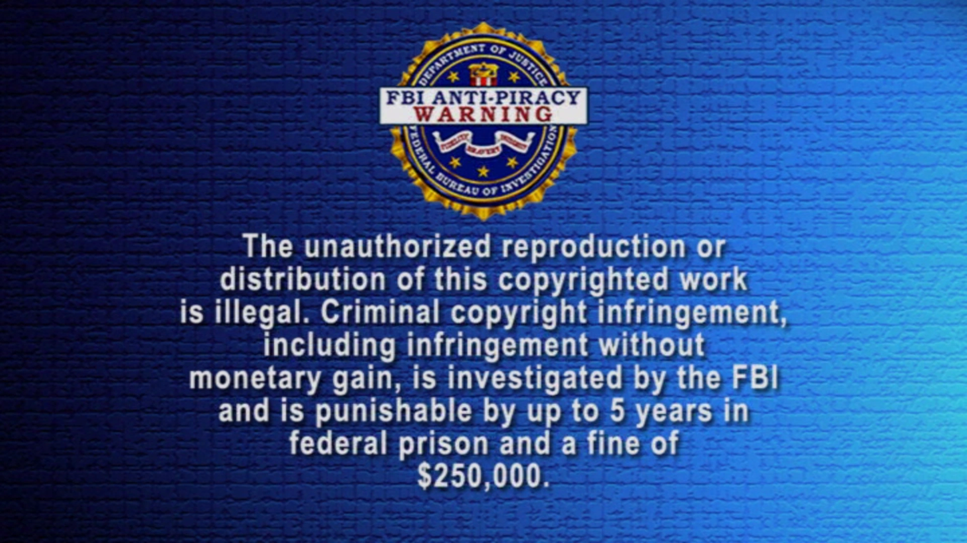 Fbi Warning Lionsgate