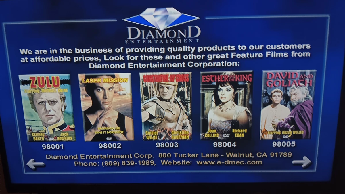 Diamond Entertainment Availability Slides | Company Bumpers Wiki | Fandom