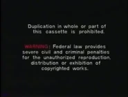 Random House Home Video Warning Screens | Company Bumpers Wiki | Fandom