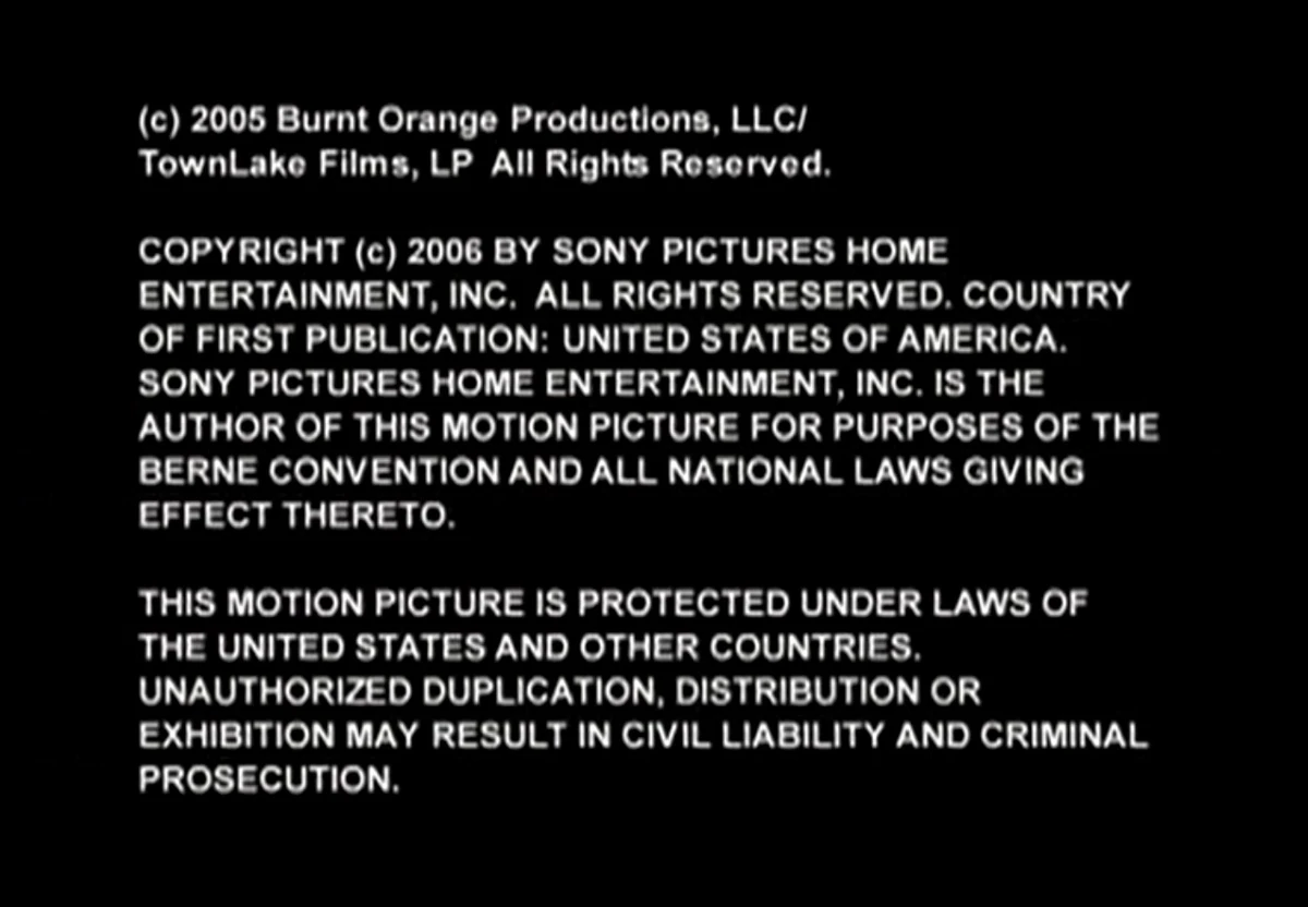 Sony Pictures Home Entertainment Copyright Bumpers | Company Bumpers ...