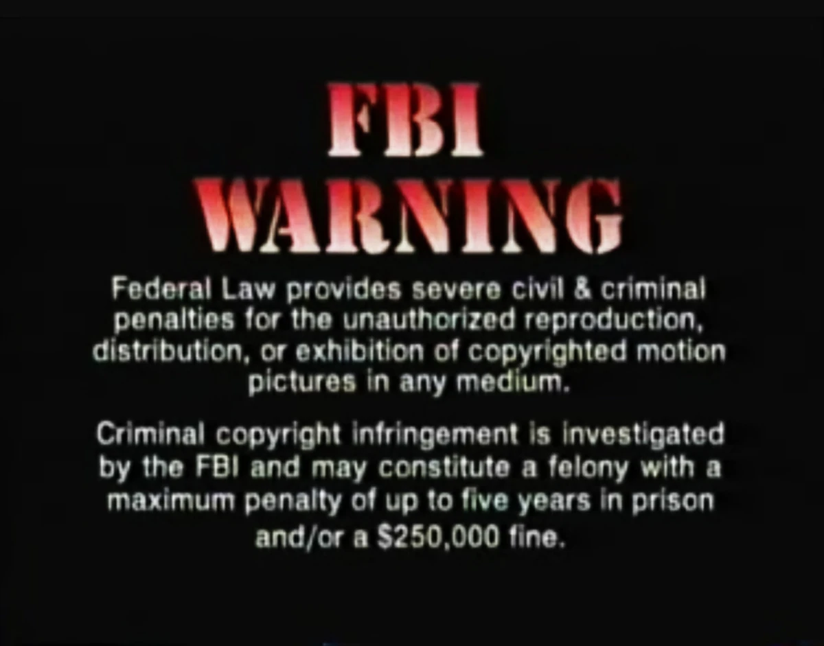 Pamplin Entertainment Warning Screen | Company Bumpers Wiki | Fandom