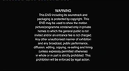 Entertainment One Warning Screens | Company Bumpers Wiki | Fandom