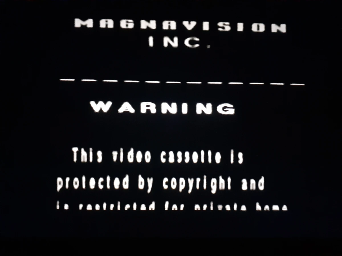 MagnaVision Home Video (Philippines) Warning Screens | Company Bumpers ...