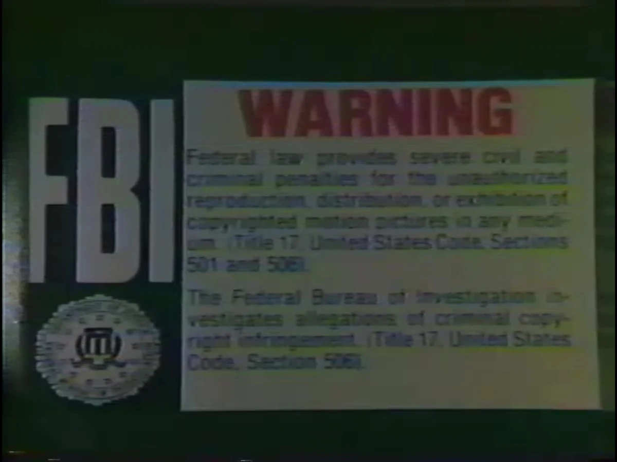 Regal Video/Planet Video Warning Screen | Company Bumpers Wiki | Fandom