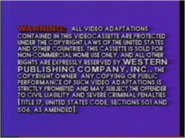 Golden Book(s) Video/Home Entertainment Warning Screen | Company ...