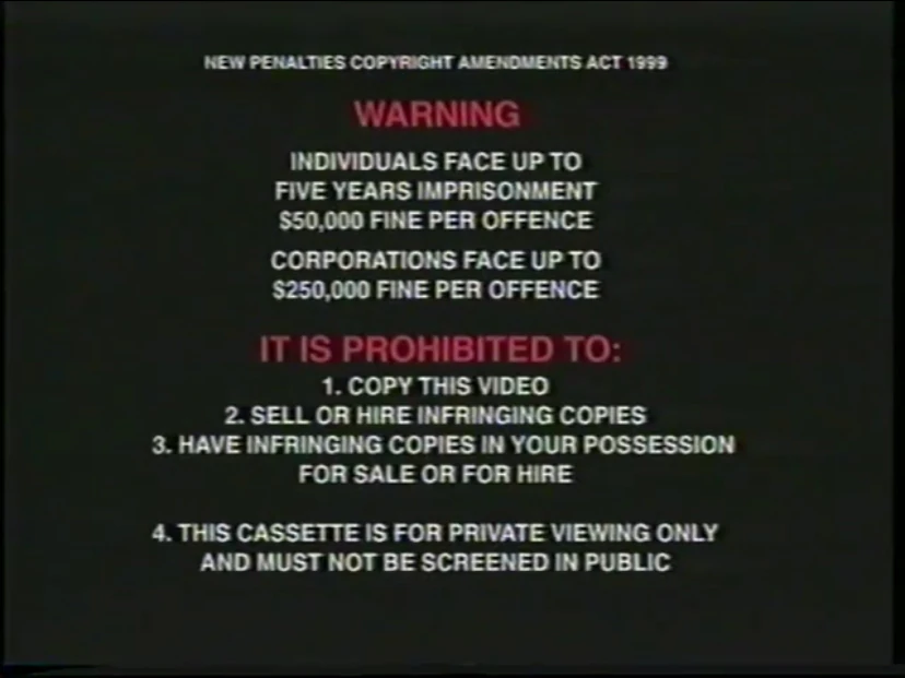Breath is Life Productions (Australia) Warning Screen | Company Bumpers ...