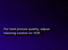VCR Tracking Reminder Bumpers | Company Bumpers Wiki | Fandom