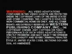Golden Book(s) Video/Home Entertainment Warning Screen | Company ...