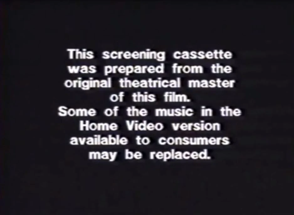 Paramount Home Entertainment Screener Tape Warning Screens | Company ...