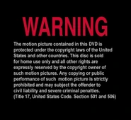 Universal Pictures Home Entertainment Warning Screens/United States of ...