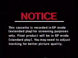 VCR Tracking Reminder Bumpers | Company Bumpers Wiki | Fandom