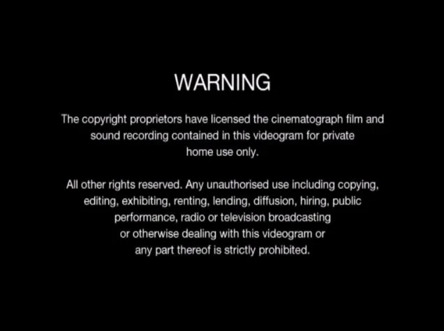 Go Distribute (UK) Warning Screen | Company Bumpers Wiki | Fandom