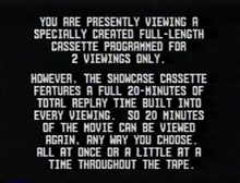 Paramount Home Entertainment Screener Tape Warning Screens | Company ...
