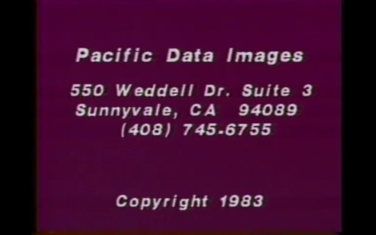 Pacific Data Images Contact Screen | Company Bumpers Wiki | Fandom