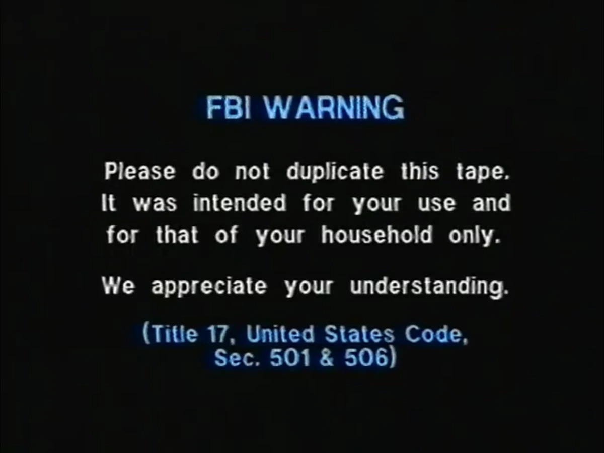 Television Education Warning Screen | Company Bumpers Wiki | Fandom