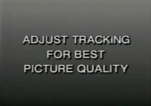VCR Tracking Reminder Bumpers | Company Bumpers Wiki | Fandom