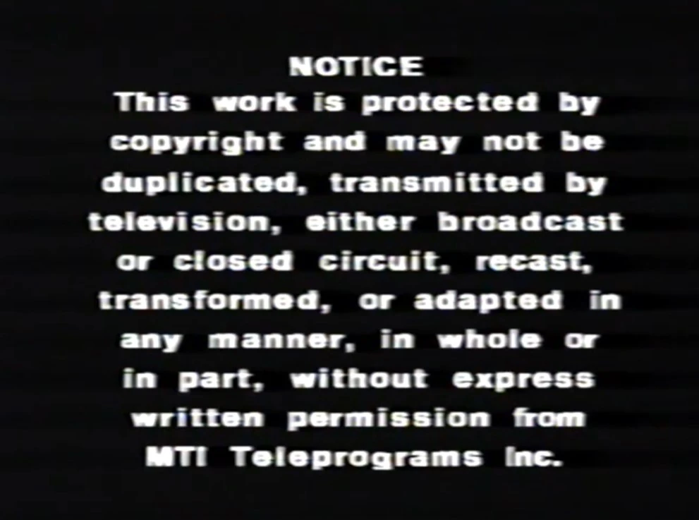 Coronet MTI Film and Video Warning Screens | Company Bumpers Wiki | Fandom