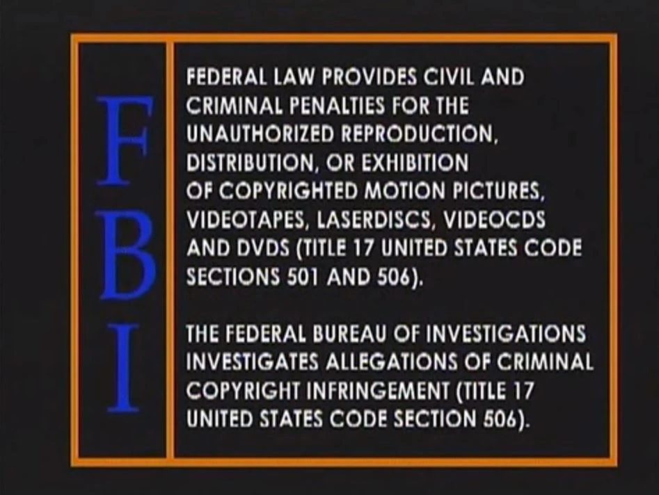 Digital Versatile Disc, Ltd. Warning Screen | Company Bumpers Wiki | Fandom