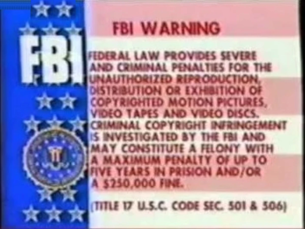 Fbi Warning Lionsgate