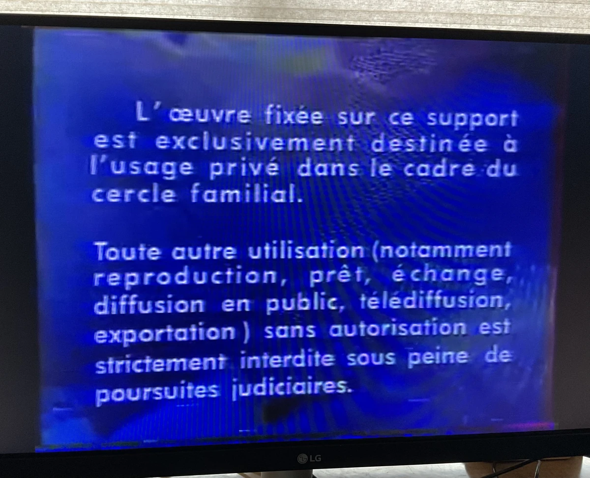 TF1 Video Warning Screens | Company Bumpers Wiki | Fandom