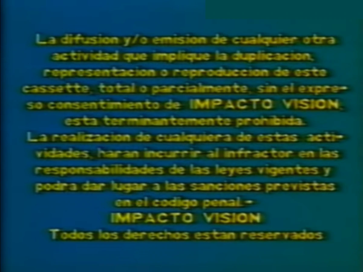 Impacto Vision (Argentina) Warning Screen | Company Bumpers Wiki | Fandom