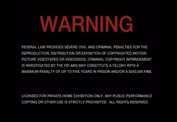 Fox Lorber Home Video Warning Screens | Company Bumpers Wiki | Fandom