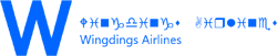 Wingdings Airlines | Company Fictional Wiki | Fandom