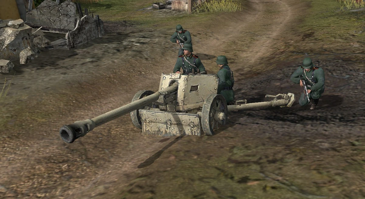 Pak 40 7.5cm Anti-tank Gun | Company of Heroes Wiki | Fandom
