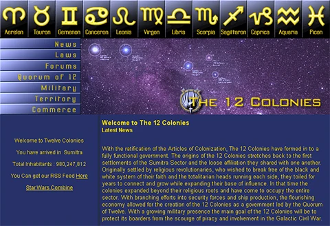 The 12 Colonies | Star Wars Combine | Fandom