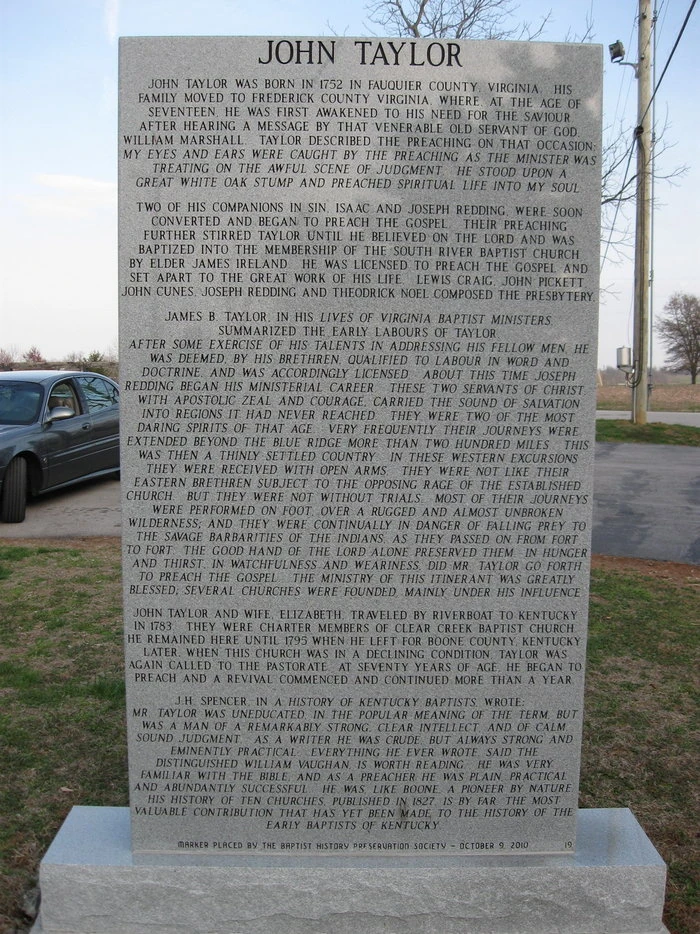 Reverend John Taylor | Completely Kentucky Wiki | Fandom