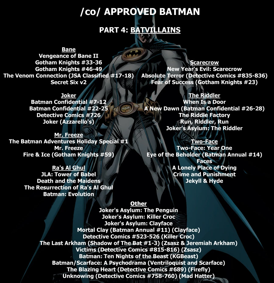Bat-Villains | Comraderecs Wikia | Fandom