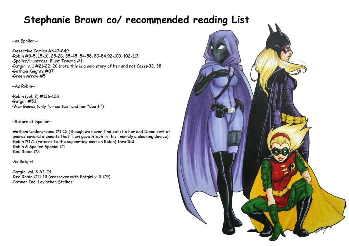 Stephanie Brown | Comraderecs Wikia | Fandom