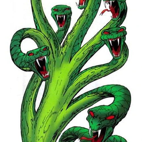 Three Headed Snake Drawing