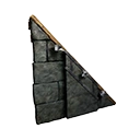 Right-sloping Black Ice-Reinforced Wooden Wall - Official Conan Exiles Wiki