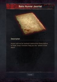 Relic Hunter Journal - Official Conan Exiles Wiki