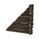 Vanir Cabin Wall Sloped Left - Official Conan Exiles Wiki