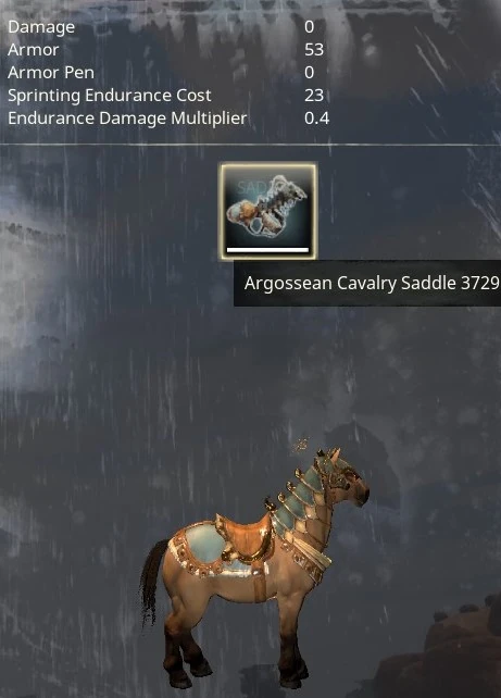 Argossean Cavalry Saddle - Official Conan Exiles Wiki