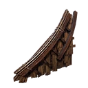 Flotsam Left-Sloping Wall - Official Conan Exiles Wiki