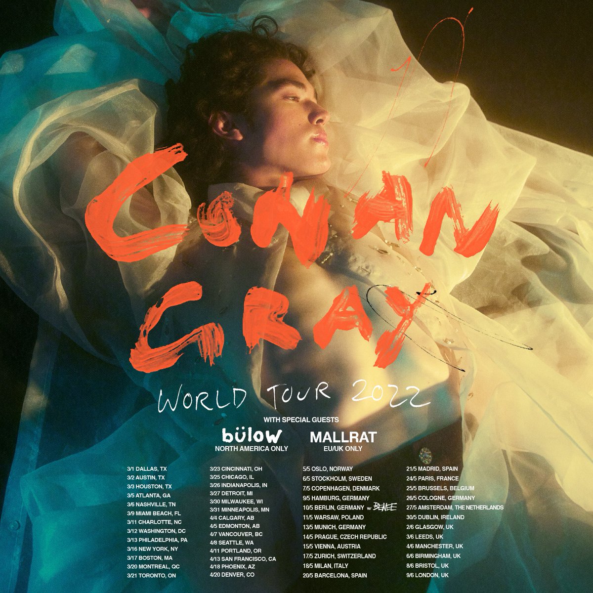 Conan Gray World Tour | Conan Gray Wiki | Fandom Conan Gray World Tour | Conan Gray Wiki | Fandom