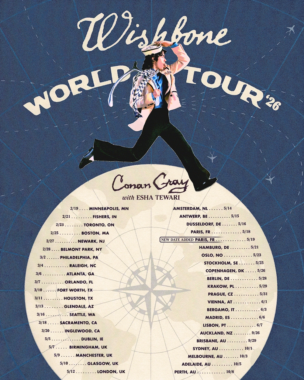 The Wishbone World Tour | Conan Gray Wiki | Fandom
