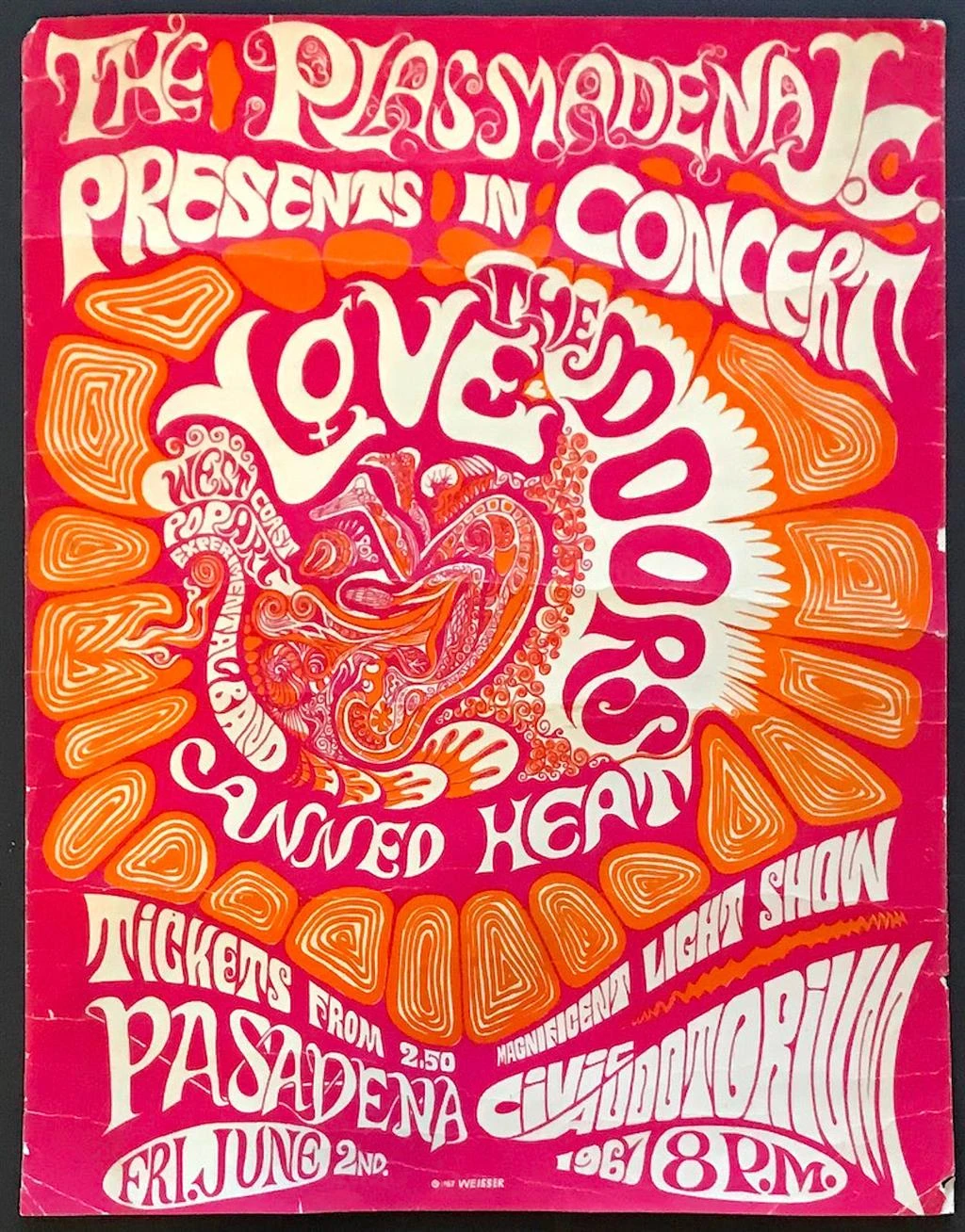 June 2, 1967 Civic Auditorium, Pasadena, CA | Concerts Wiki | Fandom