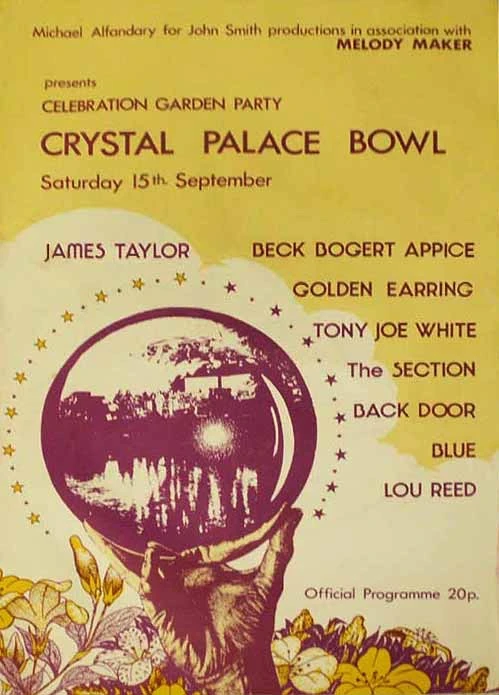 September 15, 1973 Crystal Palace Bowl, London, ENG | Concerts Wiki ...
