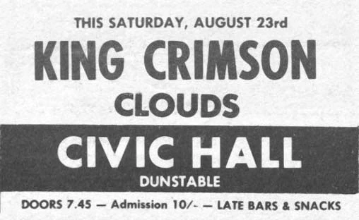 August 23, 1969 Civic Hall, Dunstable, ENG | Concerts Wiki | Fandom