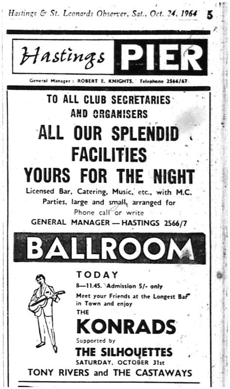 October 24, 1964 Hastings Pier Ballroom, Hastings, ENG | Concerts Wiki ...