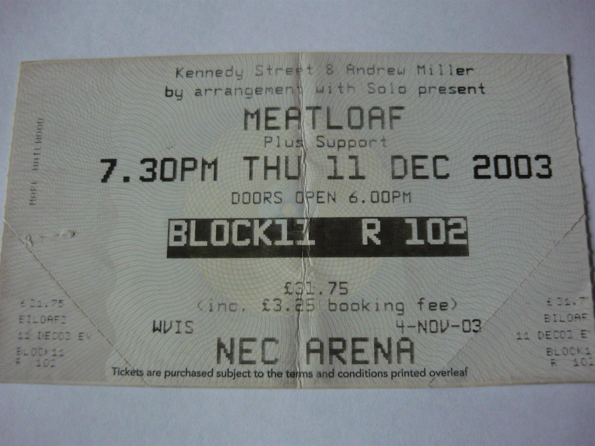 December 11, 2003 NEC Arena, Birmingham, ENG | Concerts Wiki | Fandom