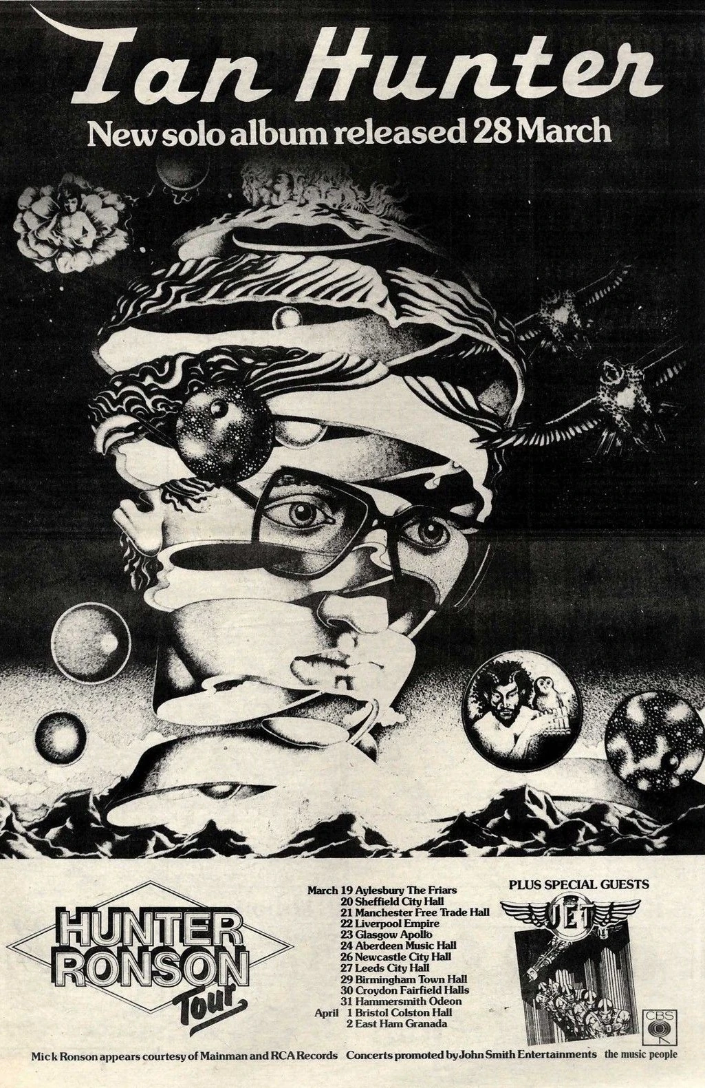 Ian Hunter & Mick Ronson UK Tour 1975 | Concerts Wiki | Fandom