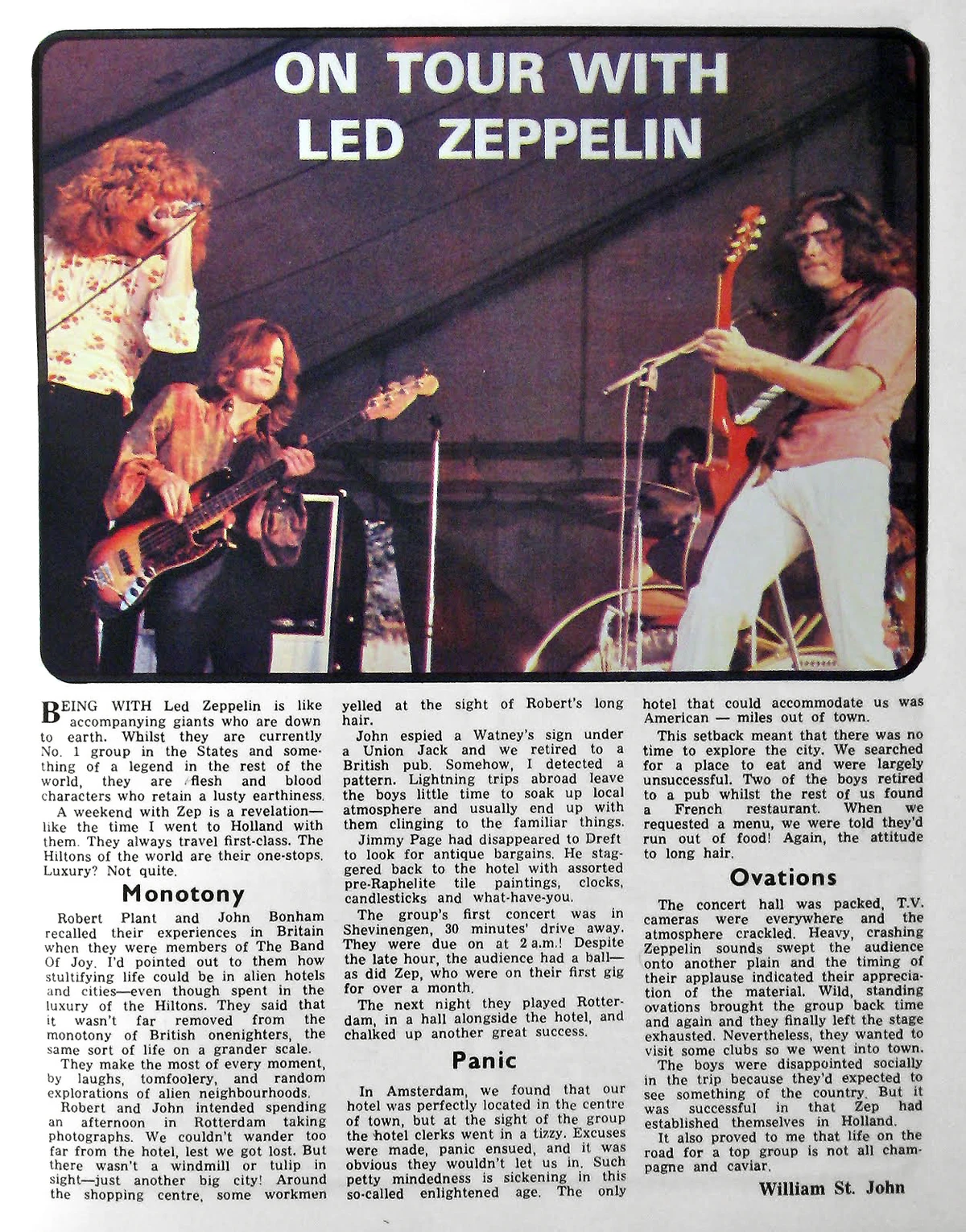 Led Zeppelin Dutch Tour 1969 | Concerts Wiki | Fandom
