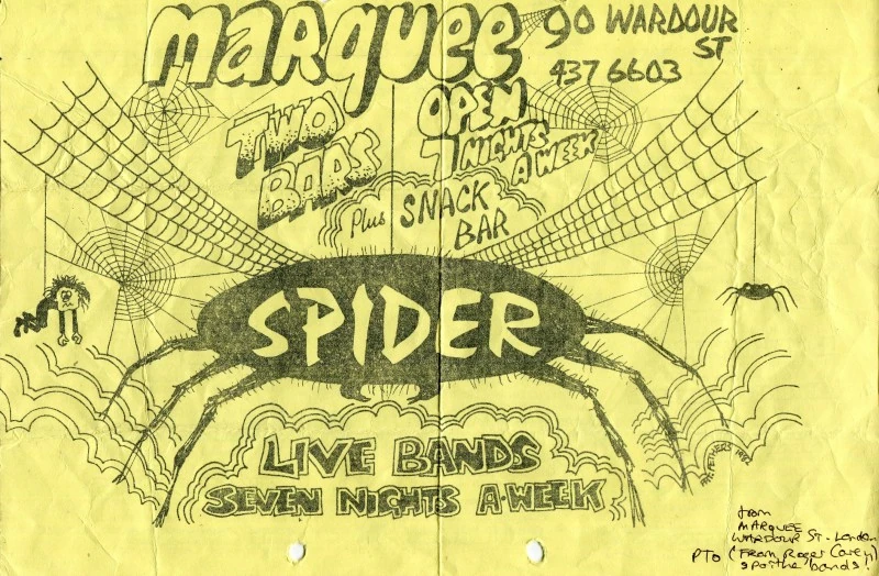 Marquee 1982 | Concerts Wiki | Fandom