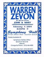 February 7, 1994 Symphony Hall, Syracuse, NY | Concerts Wiki | Fandom