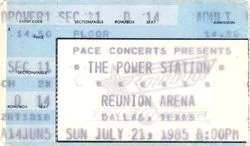 July 21, 1985 Reunion Arena, Dallas, TX | Concerts Wiki | Fandom